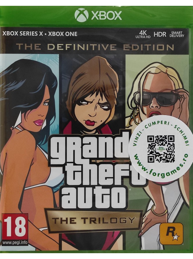 Grand Theft Auto The Trilogy The Definitive Edition GTA Xbox One